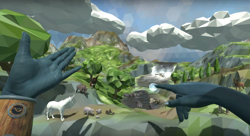 Play God and more with these AR/VR Leap Motion experiments