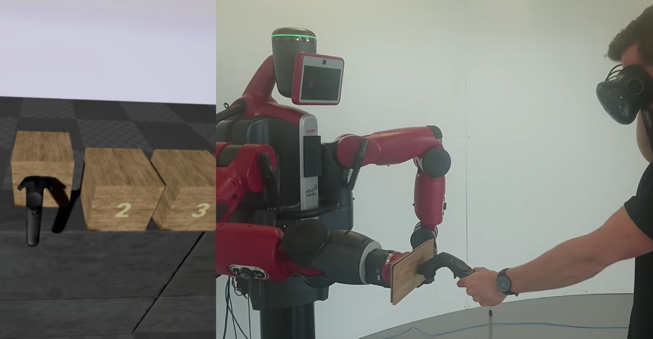 PhD Student Uses $25,000 Robot to Apply Realistic Haptic Feedback to Vive Controls