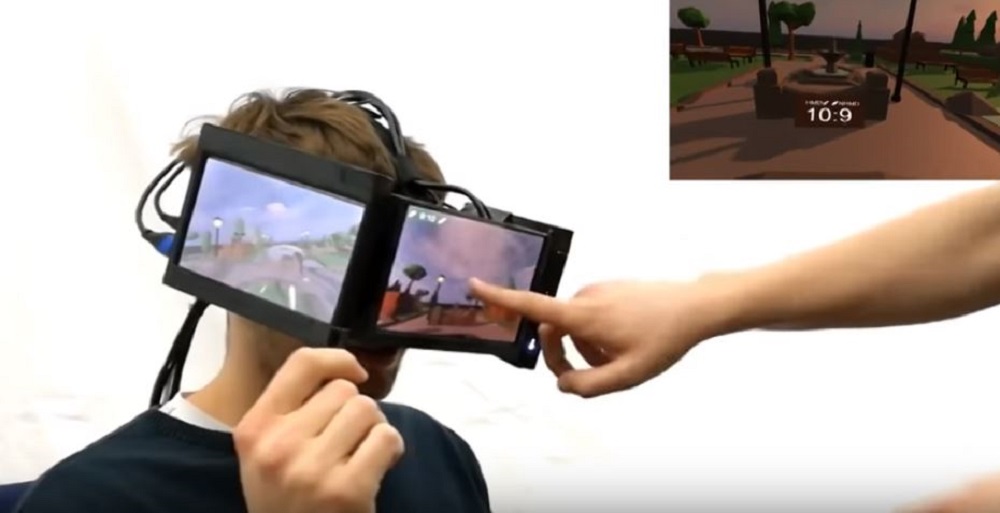 FaceDisplay Is A Ridiculous Looking VR Headset With Outward Facing Screens