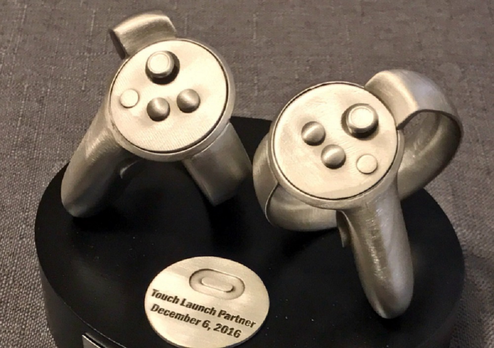 Oculus Is Sending Touch Launch Partners Controller-Shaped Trophies