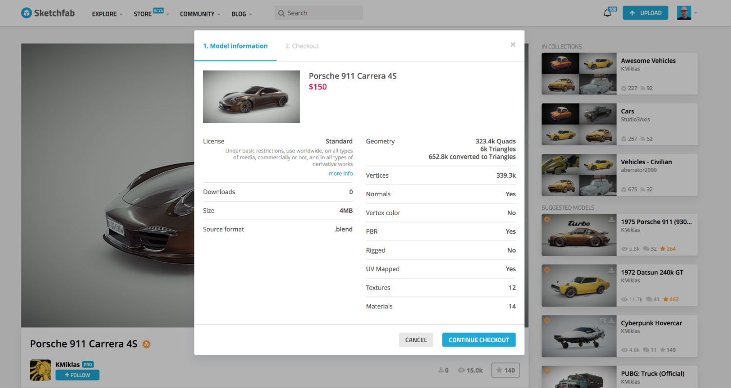 Sketchfab Launches Store For 3D Objects