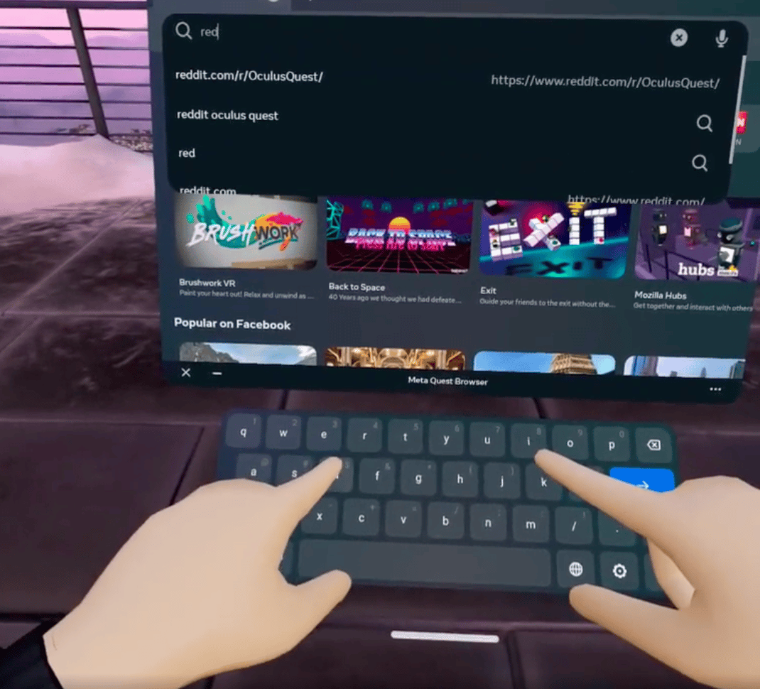 Meta Adds Direct Touch Menu Panels To Quest In v50 PTC Update