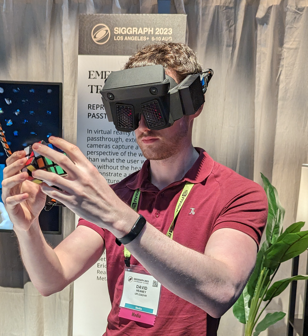 Hands-On: Meta's Reprojection-Free Passthrough Prototype