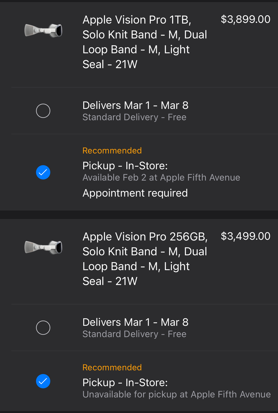 Apple Vision Pro Deliveries Already Out To March For Some