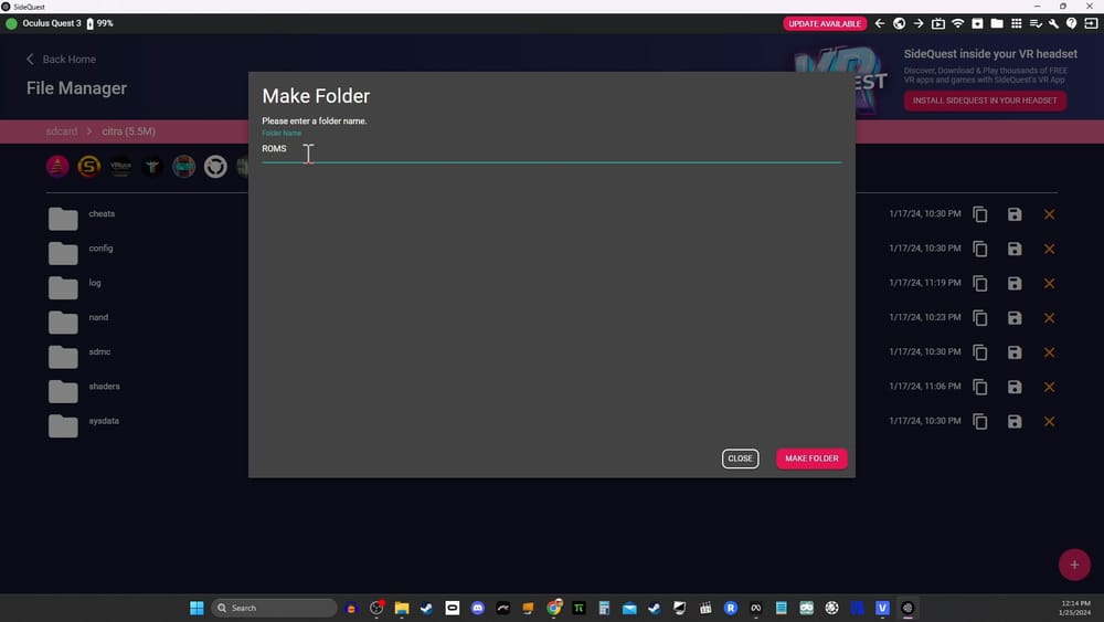 How To Install CitraVR To Play Nintendo 3DS On Quest