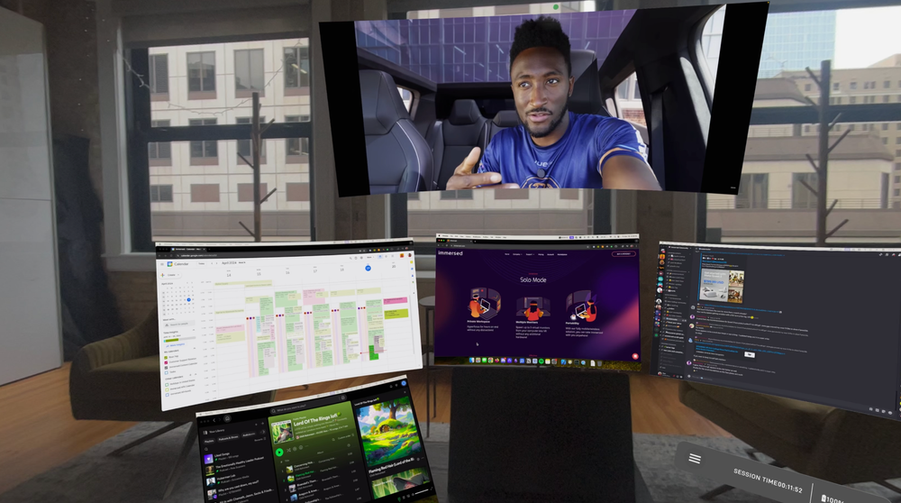Immersed For Vision Pro Gives You Virtual Extra Monitors
