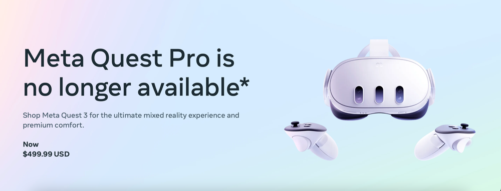 Quest Pro Is Now Officially Discontinued