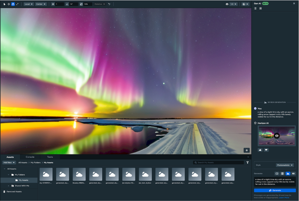 Meta Horizon Desktop Editor Can Now AI-Generate 3D Assets