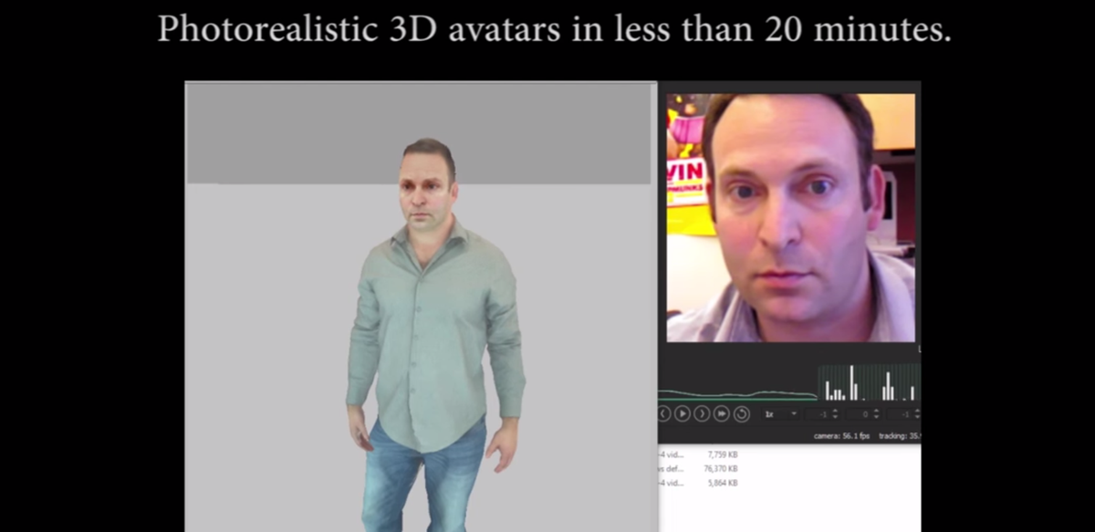 Avatar Technology From USC Captures Your Body In 20 Minutes