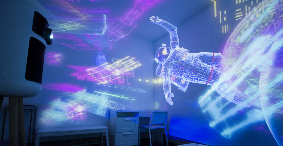 The Mk Player360 Turns Your Room Into A 360-Degree Media Screen