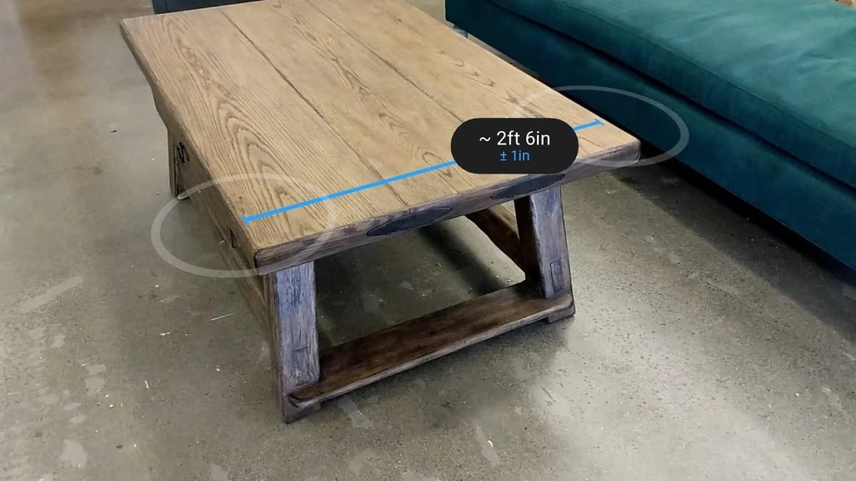 Google Launches Its AR Measuring App, Measure