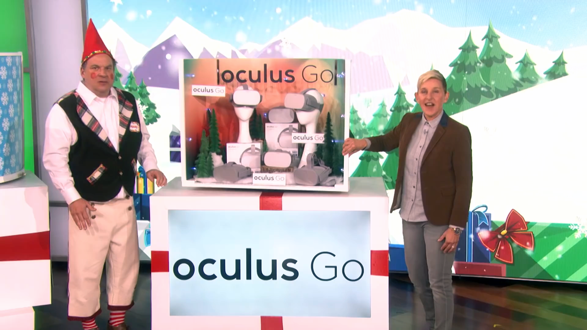 Ellen DeGeneres Just Gave Two Oculus Go Headsets To Each Person In Her ...