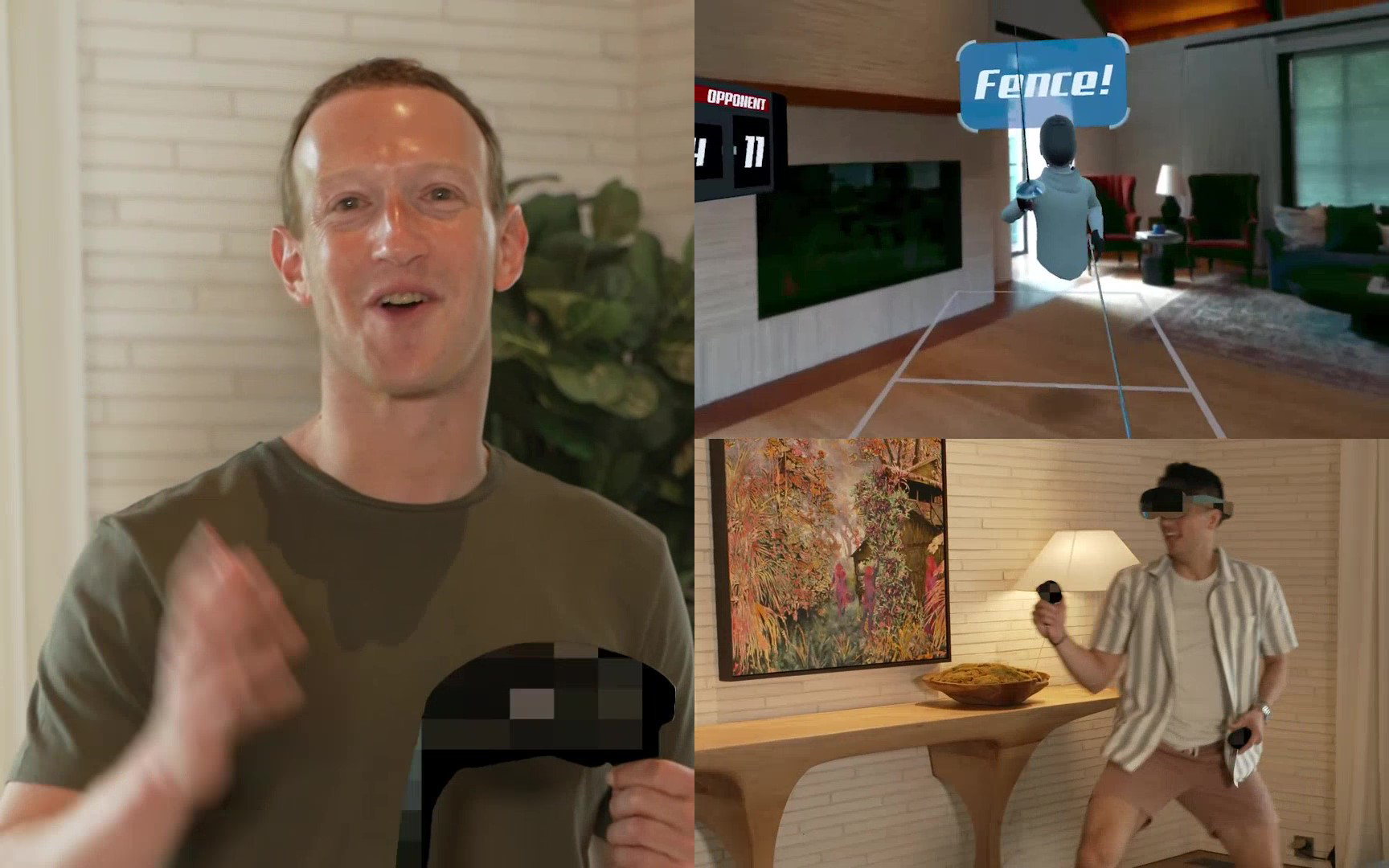 Zuckerberg Teases Mixed Reality Fencing Game On Quest Pro