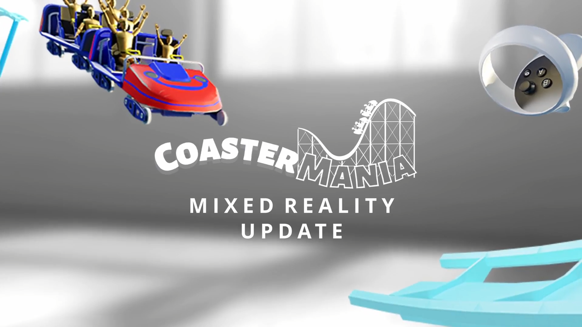 CoasterMania Adds Mixed Reality Rollercoasters On Quest