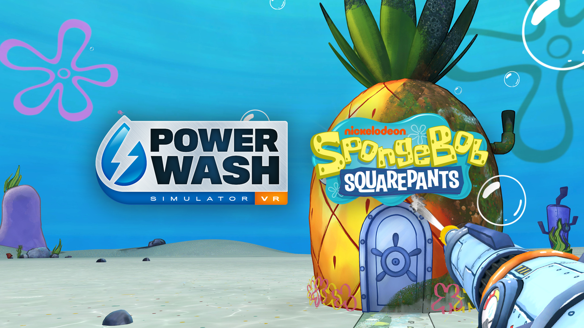 PowerWash Simulator VR Adds The SpongeBob SquarePants DLC