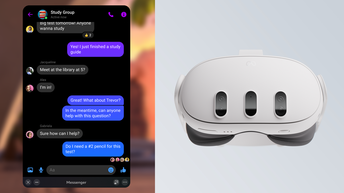 You Can Now Share Your View In WhatsApp & Messenger On Quest