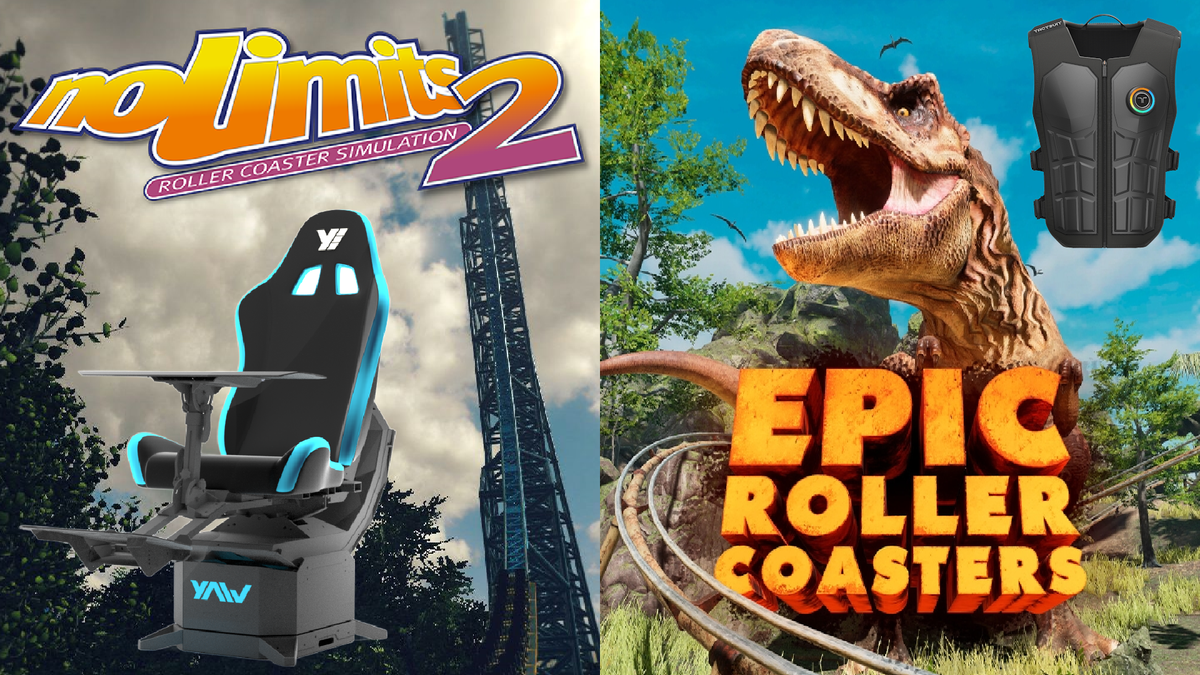 Ride Roller Coasters At Home With A Seated Motion Simulator & Haptics
