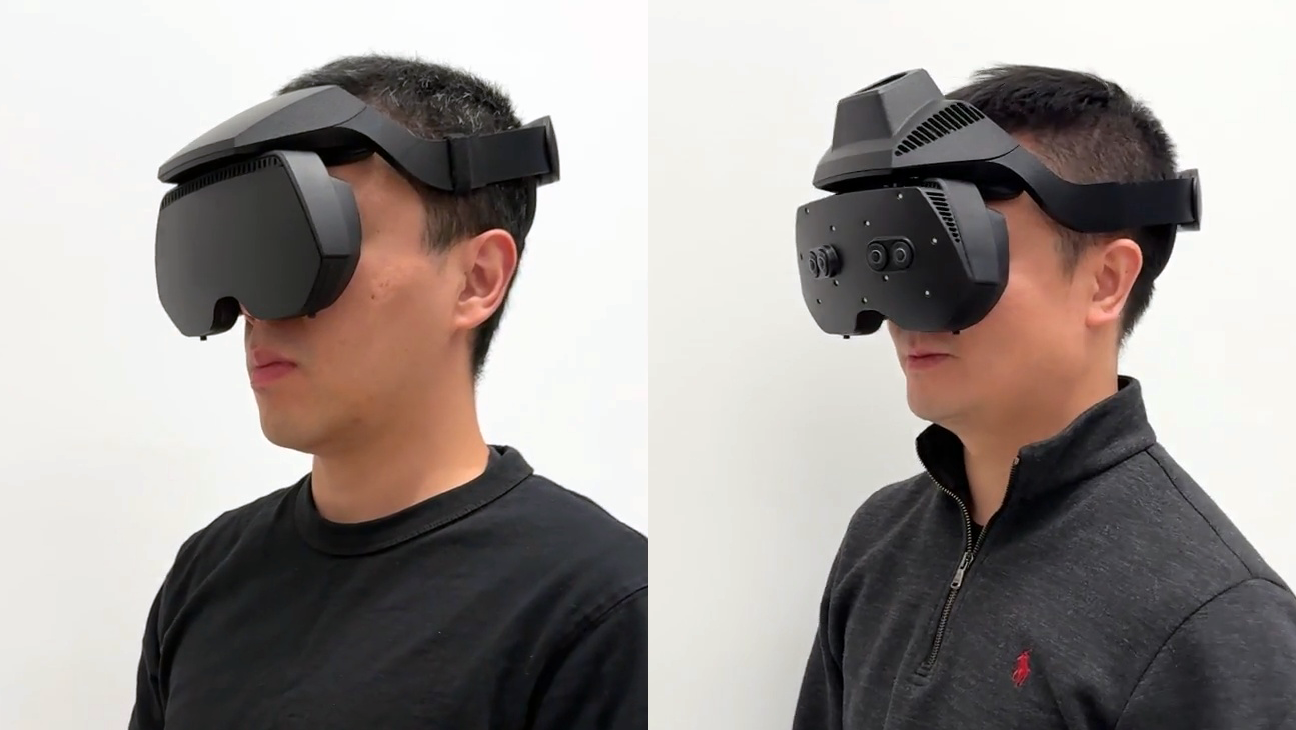 virtual reality headset view