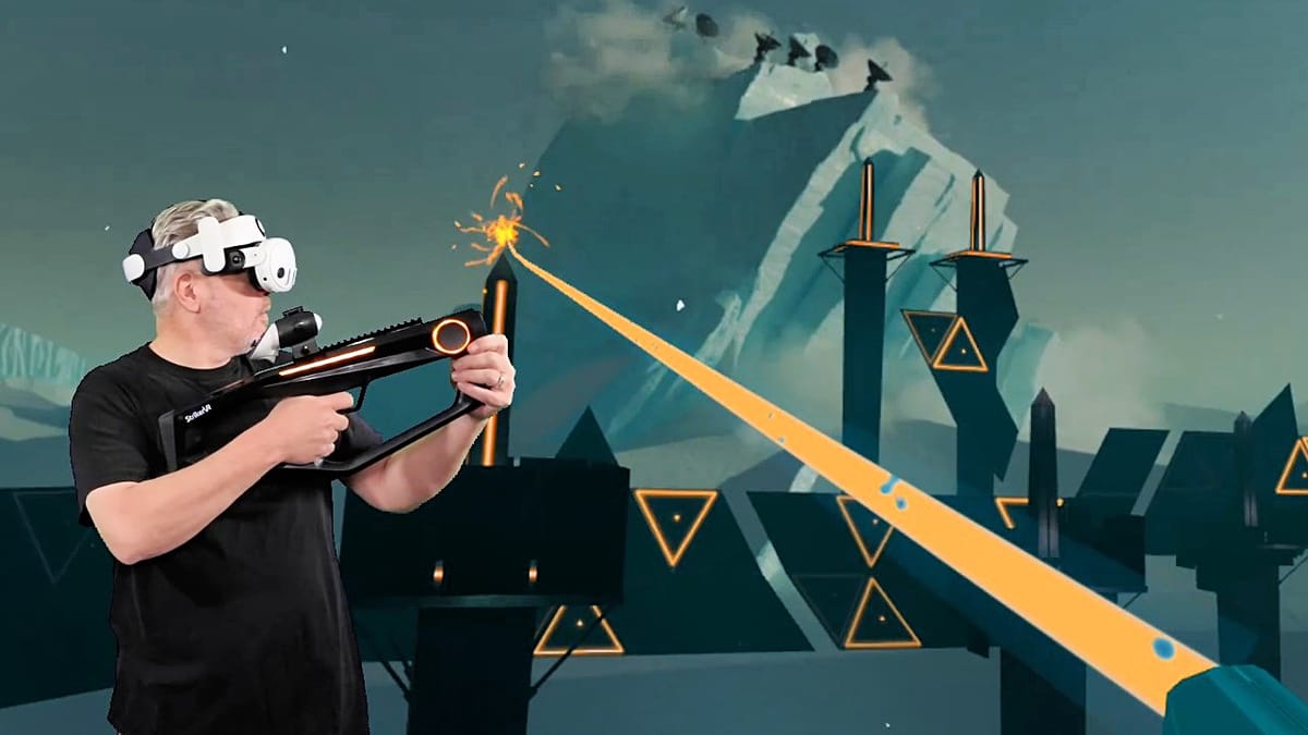 Hands-On: StrikerVR Mavrik Haptic Gun In Under Cover, Tower Tag & Laser Limbo