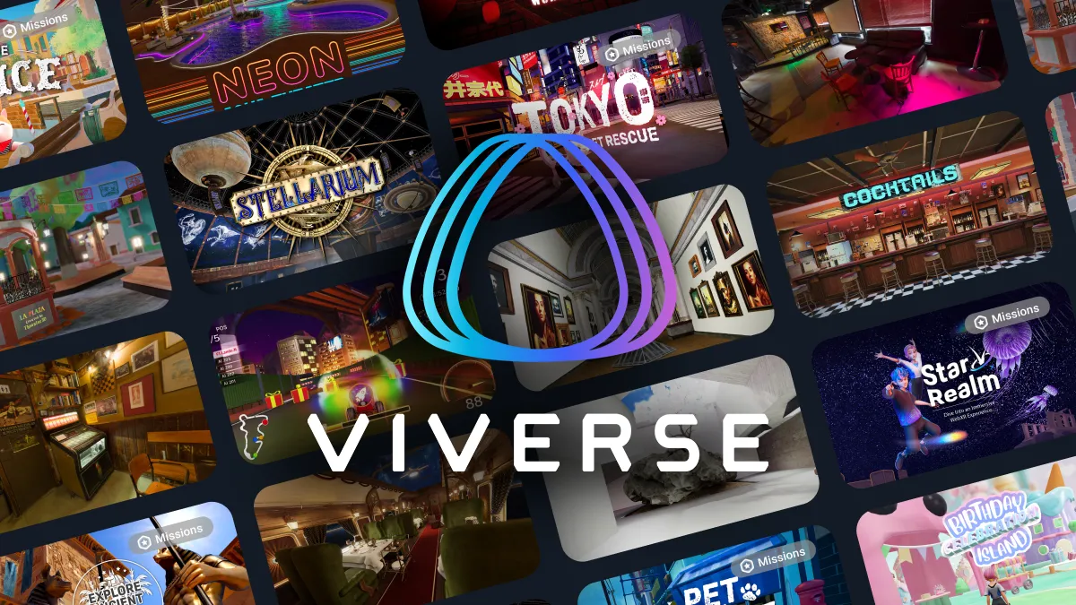HTC's Viverse Worlds Can Run In VR Via Your Web Browser