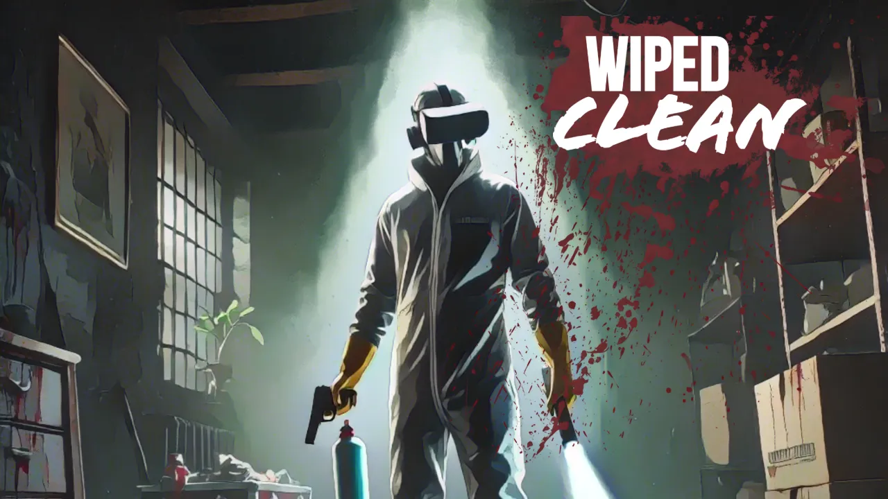 Crime Scene VR Cleaning Sim Wiped Clean Arrives Next Month On Steam