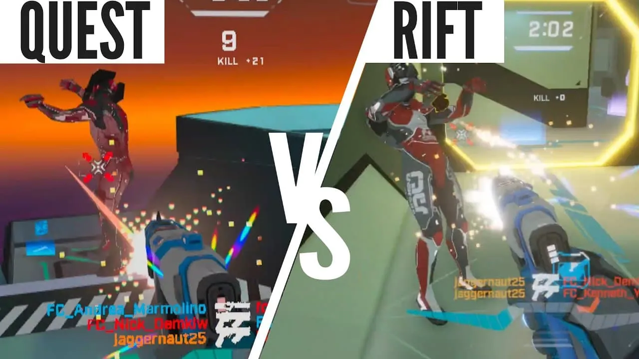 Solaris: Offworld Combat Oculus Quest vs Rift Graphics Comparison