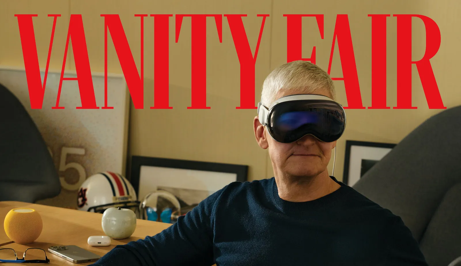 Tim Cook Has Finally Been Seen Wearing Apple Vision Pro