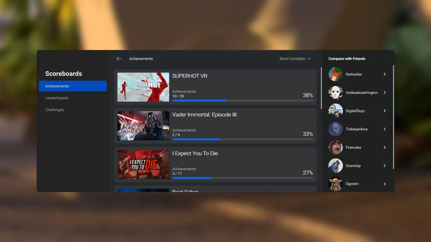 Meta Removed The App For Viewing Your Quest Achievements