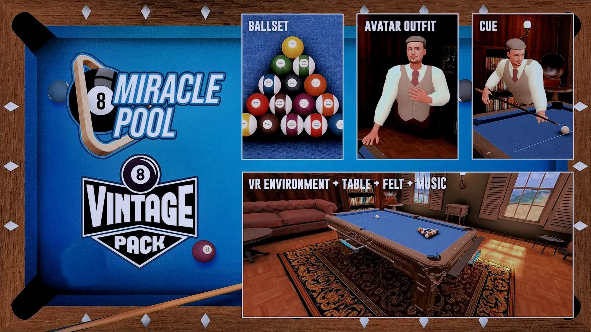 MiRacle Pool Goes Back In Time With Vintage Pack DLC