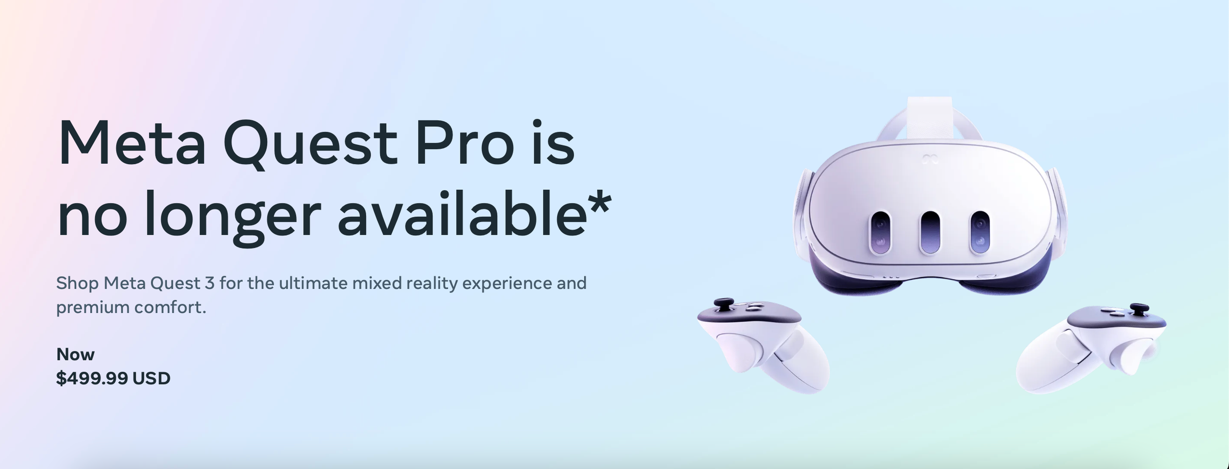 Quest Pro Is Now Officially Discontinued