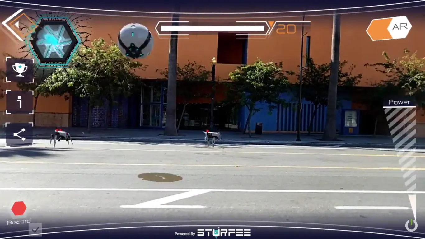 Watch Robot Spiders Attack in Vortex Ball, an AR Tech Showcase From Sturfee