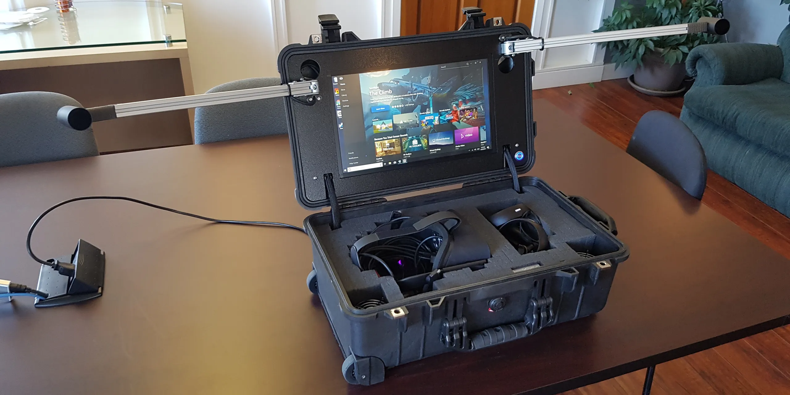 This Portable Oculus Rift Rig Goes From Folded To Ready In 'Under 60 ...
