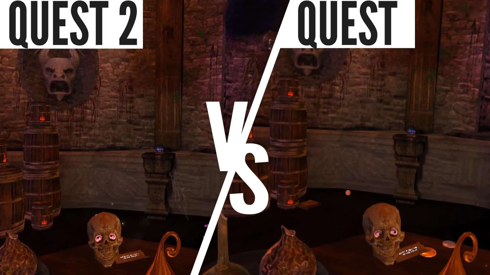 Waltz Of The Wizard Quest 2 vs Quest 1 Graphics Comparison