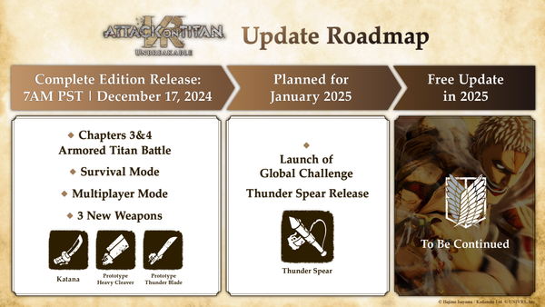 Attack on Titan VR: Unbreakable 1.0 Reaches Meta Quest On December 17