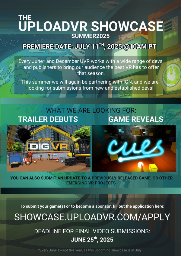Announcement! The UploadVR Showcase - Summer 2025